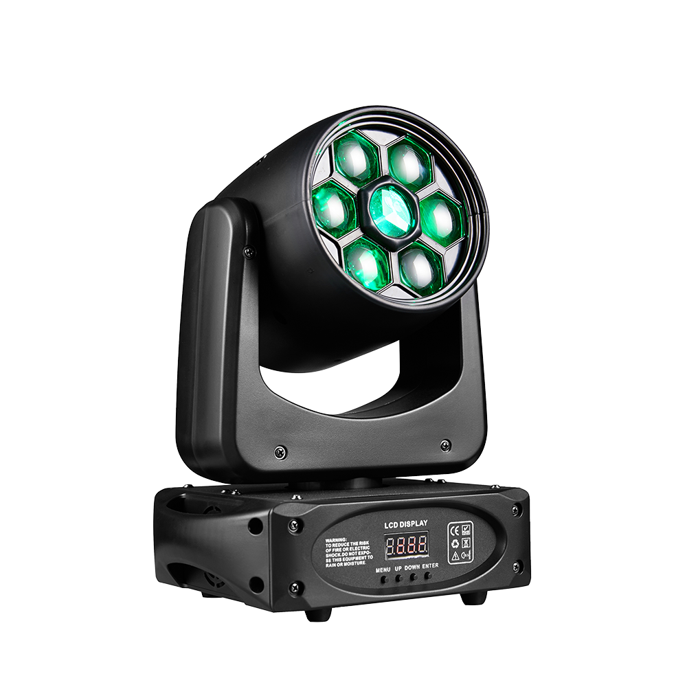 LED RGBW 150W Mini 8spot 8 Colors 3 Prism Moving Head Light DMX512 for ...