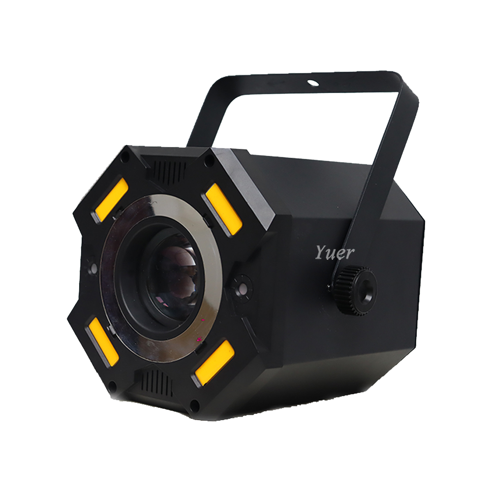 80W LED Moving Head Light | 5 Colors, 8 Patterns, 16-Prism | DMX512 ...