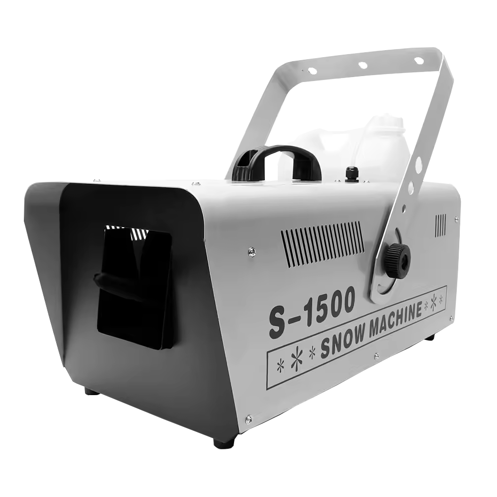1500W Snow Machine with Remote, Wired Control, DMX512, 5L Fluid Tank, 4 ...
