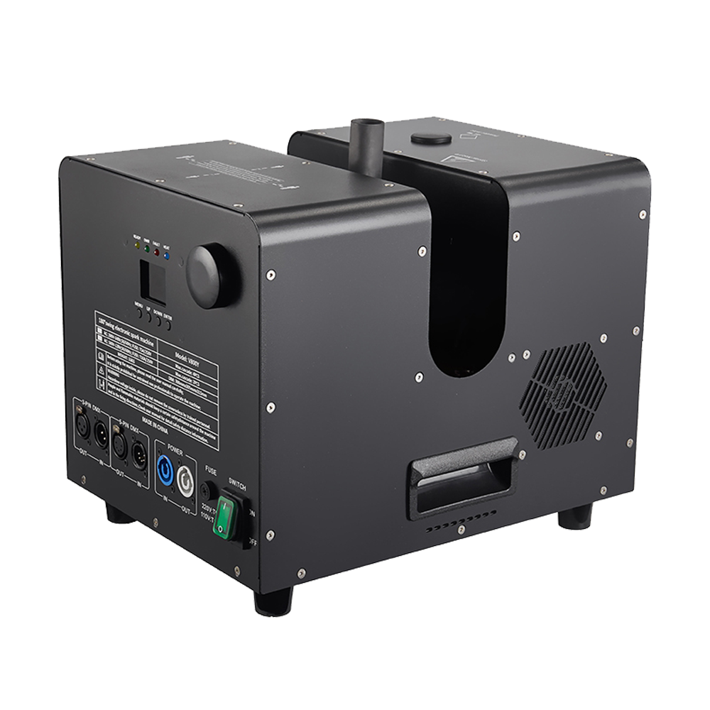 800W Adjustable Angle Spark Machine, 2.8-Inch LCD, DMX512 & Wireless ...